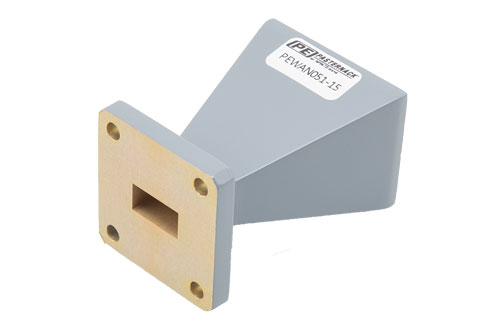 WR-51 Waveguide Antenna, 15 GHz to 22 GHz Frequency Range, 15 dBi Gain,