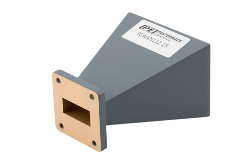 WR-112 Waveguide Antenna, 7.05 GHz to 10 GHz Frequency Range, 15 dBi Gain,
