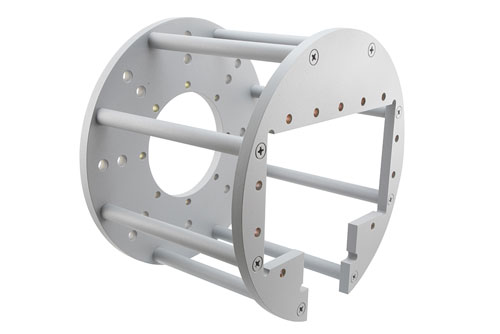 Standard Gain Horn Cage Style Antenna Mount, Waveguide Size WR975, IEC R9