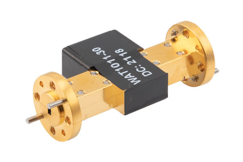 WR-12 Waveguide Fixed Attenuator, 30 dB, from 60 GHz to 90 GHz, UG-387 ...