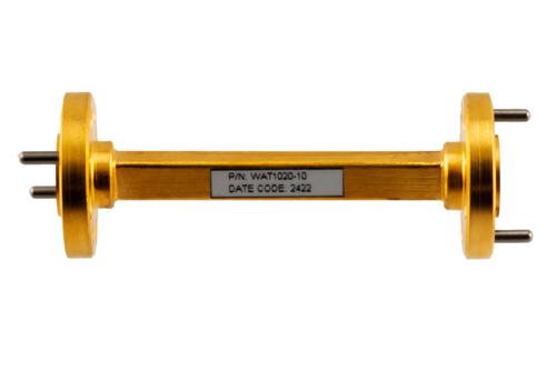 WR-12 Waveguide Fixed Attenuator, 10 dB, from 60 GHz to 90 GHz, UG-387 ...