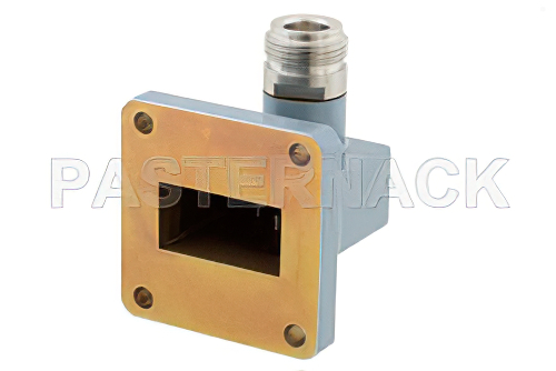 WR-102 UG-1493/U Square Cover Flange to N Female Waveguide to Coax ...