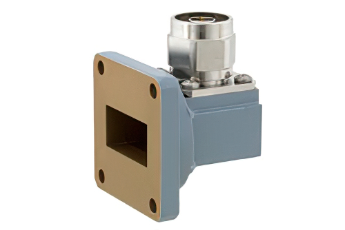 WR-102 UG-1493/U Square Cover Flange to N Male Waveguide to Coax ...