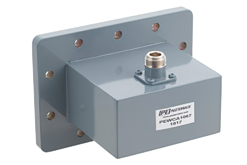 WR-340 CPR-340G Grooved Flange to N Female Waveguide to Coax Adapter ...