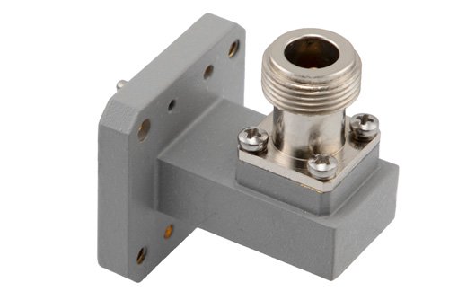 WRD-750 UG Square Cover Flange to N Female Waveguide to Coax Adapter ...