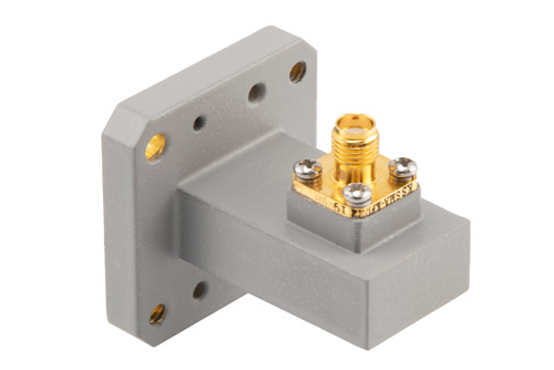 WRD-750 UG Square Cover Flange to SMA Female Waveguide to Coax Adapter ...