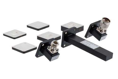 WR-75 Calibration Kit Including Waveguide to Coax Adapter, Termination ...