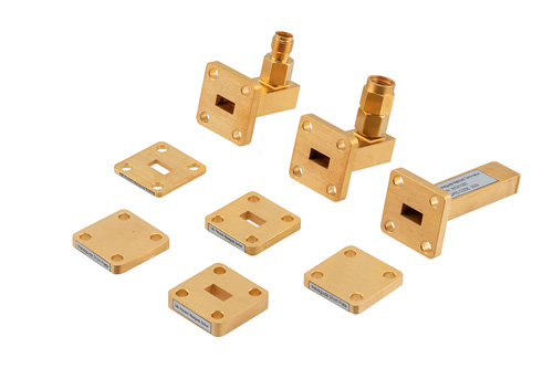 WR-28 Calibration Kit Including Waveguide to Coax Adapter, Termination, Short, and Offsets ...