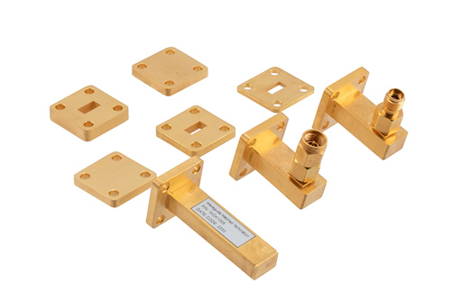 WR-28 Calibration Kit Including Waveguide to Coax Adapter, Termination, Short, and Offsets ...
