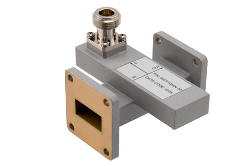 WR-90 Waveguide 30 dB Crossguide Coupler, UG Cover Flange, N Female ...