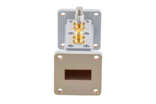 WR-90 Waveguide 30 dB Loop Coupler, UG Cover Flange, SMA Female Coupled ...
