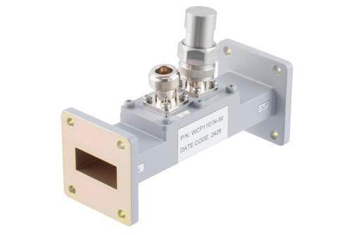WR-112 Waveguide 30 dB Loop Coupler, UG Cover Flange, N Female Coupled ...