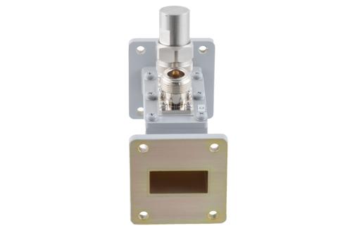 WR-112 Waveguide 30 dB Loop Coupler, UG Cover Flange, N Female Coupled ...