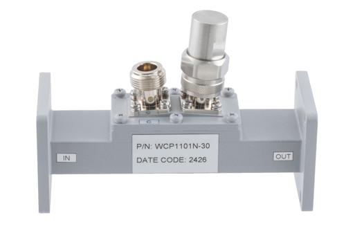 WR-112 Waveguide 30 dB Loop Coupler, UG Cover Flange, N Female Coupled ...