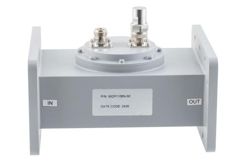 WR-430 Waveguide 50 dB Loop Coupler, CPR430F Flange, N Female Coupled ...
