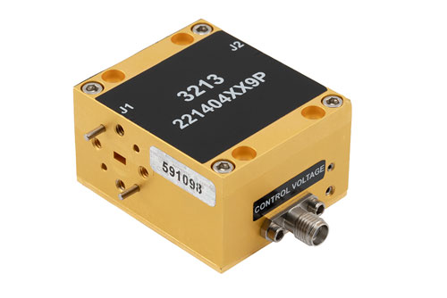 WR-15 Waveguide Volage Variable Attenuator, V Band, 50 GHz to 75 GHz, 0 ...