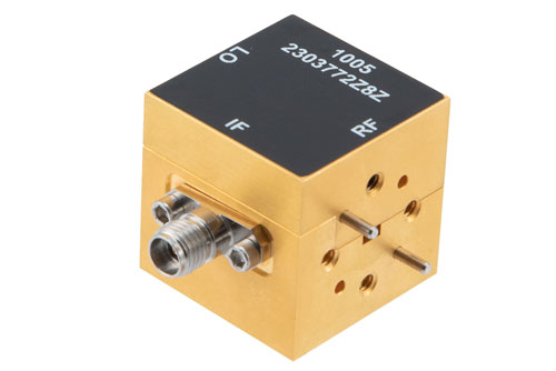 Waveguide Converter Mixer WR-12 From 60 GHz to 90 GHz, IF from DC to 30 ...