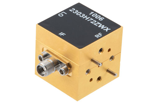 Waveguide Converter Mixer WR-10 From 75 GHz to 110 GHz, IF from DC to ...