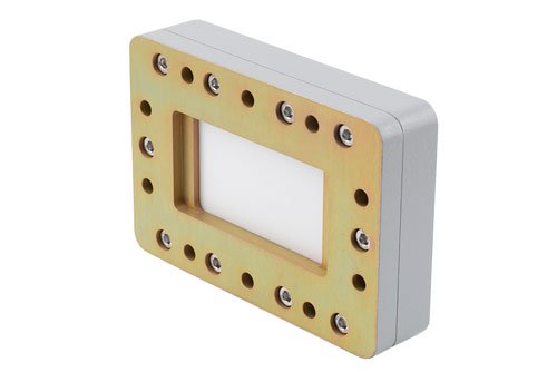 WR-340 Waveguide Pressure Window, CPR340F and CPR340G Flanges, Aluminum
