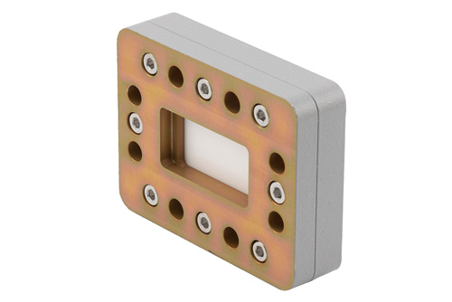 WR-159 Waveguide Pressure Window, CPR159F and CPR159G Flanges, Aluminum