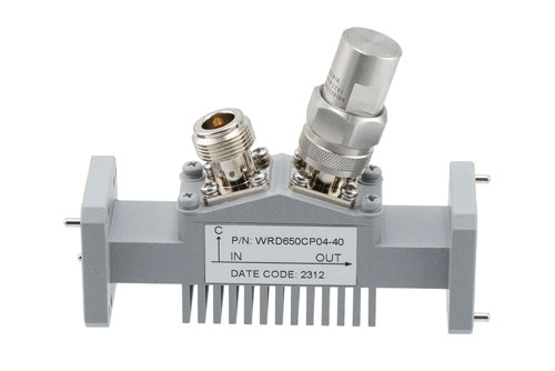 WRD-650 Double Ridge Waveguide 40 dB Loop Coupler, N Female Coupled ...