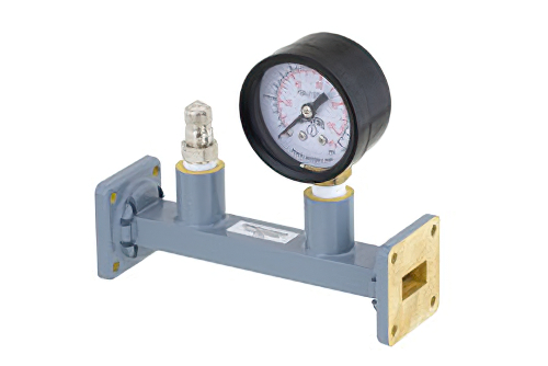 WR-62 Waveguide Pressurizing Section 4.25 Inch Length, UG-419/U Square ...