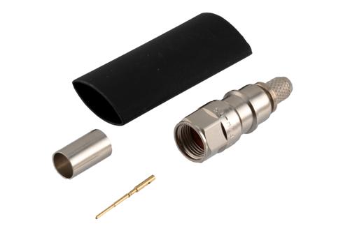 75 Ohm F Male Connector Crimp/Solder Attachment for LMR-240-75, LMR-240 ...