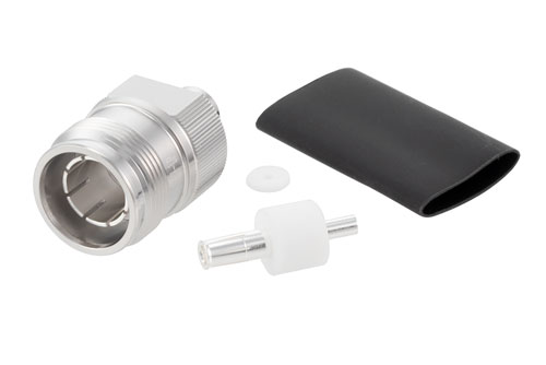 4.3-10 Female Low PIM Connector Solder Attachment for SPP-250-LLPL, SPF ...