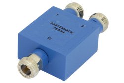 2 Way N Power Divider From 2 MHz to 500 MHz Rated at 1 Watt