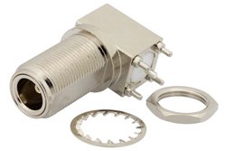 N Female Right Angle Connectors