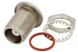 HN Female Bulkhead Mount Hermetically Sealed Connector Solder ...