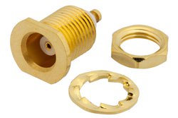 MCX Jack Bulkhead Mount Connector Solder Attachment Turret Terminal ...