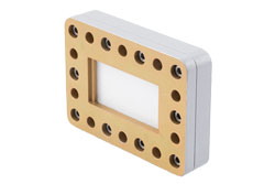 WR-229 Waveguide Pressure Window, CPR229F and CPR229G Flanges, Aluminum
